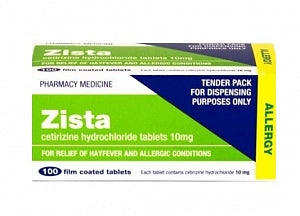 Zista 10mg Tablets 100 – Generics.co.nz